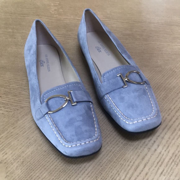 Anne Klein | Shoes | Beautiful Anne Klein Suede Leather Loafers Shoes ...
